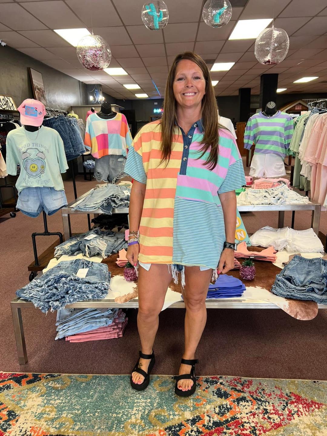 Sunny Stripe Top | Bre Leigh's